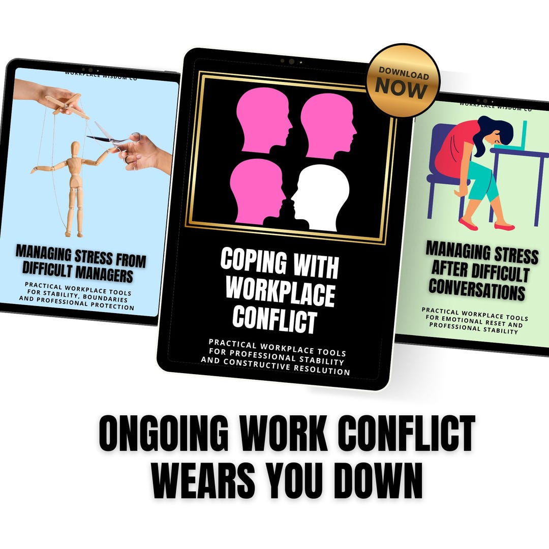 Managing Ongoing Conflict Fatigue Pack | Stay Steady During Repeated ...