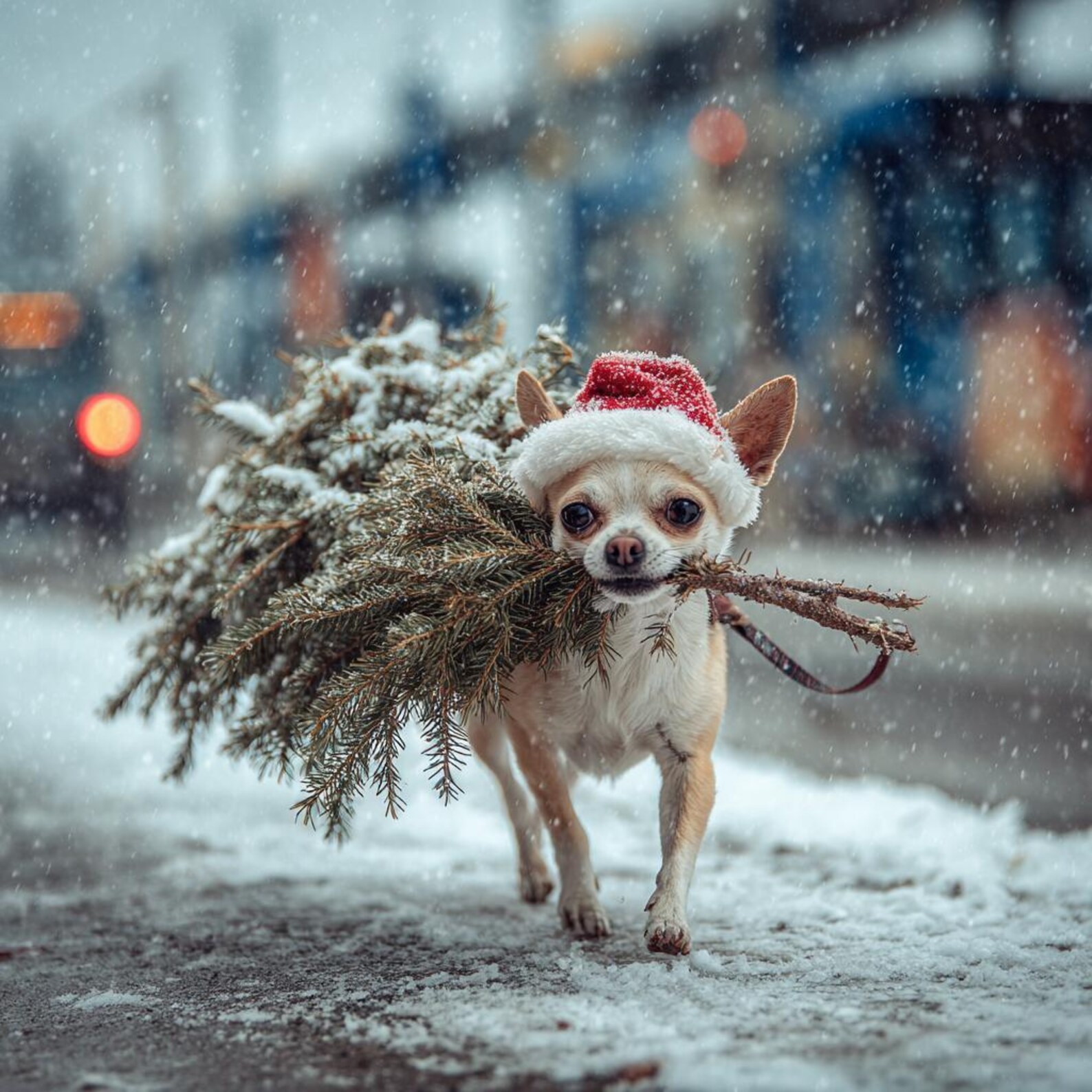 4 Christmas Dog Prints High Quality Pngs, Digital Download, Printable ...