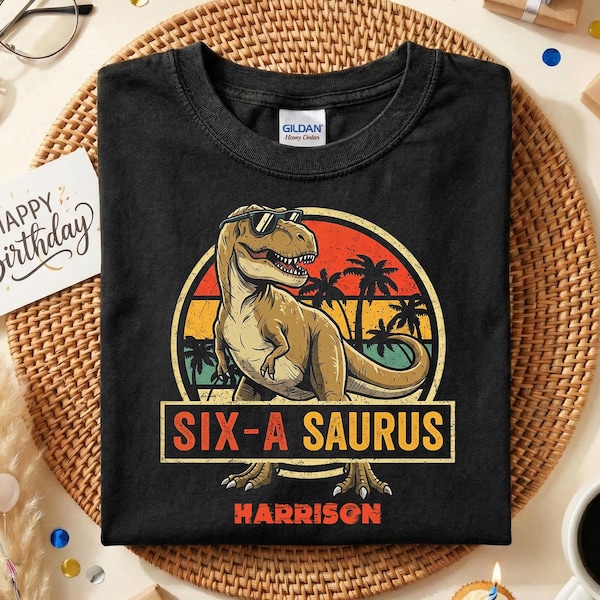 Six a Saurus - Etsy