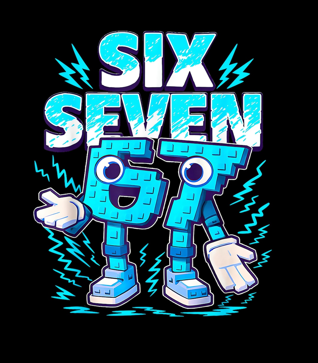 Meme infantil 67 PNG / Meme de seis siete 6 7 italiano / Meme viral ...