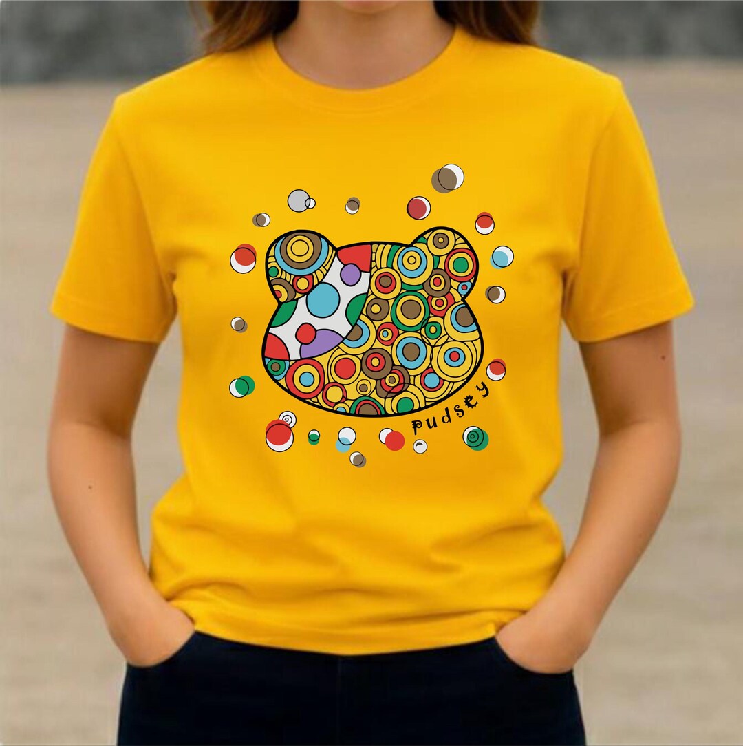Pudsey Bear Face Dotty Spots T-shirt Children in Need Charity 2025 ...