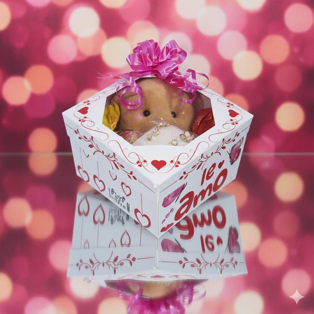 Little Box of Love - Printable Gift Template - Etsy