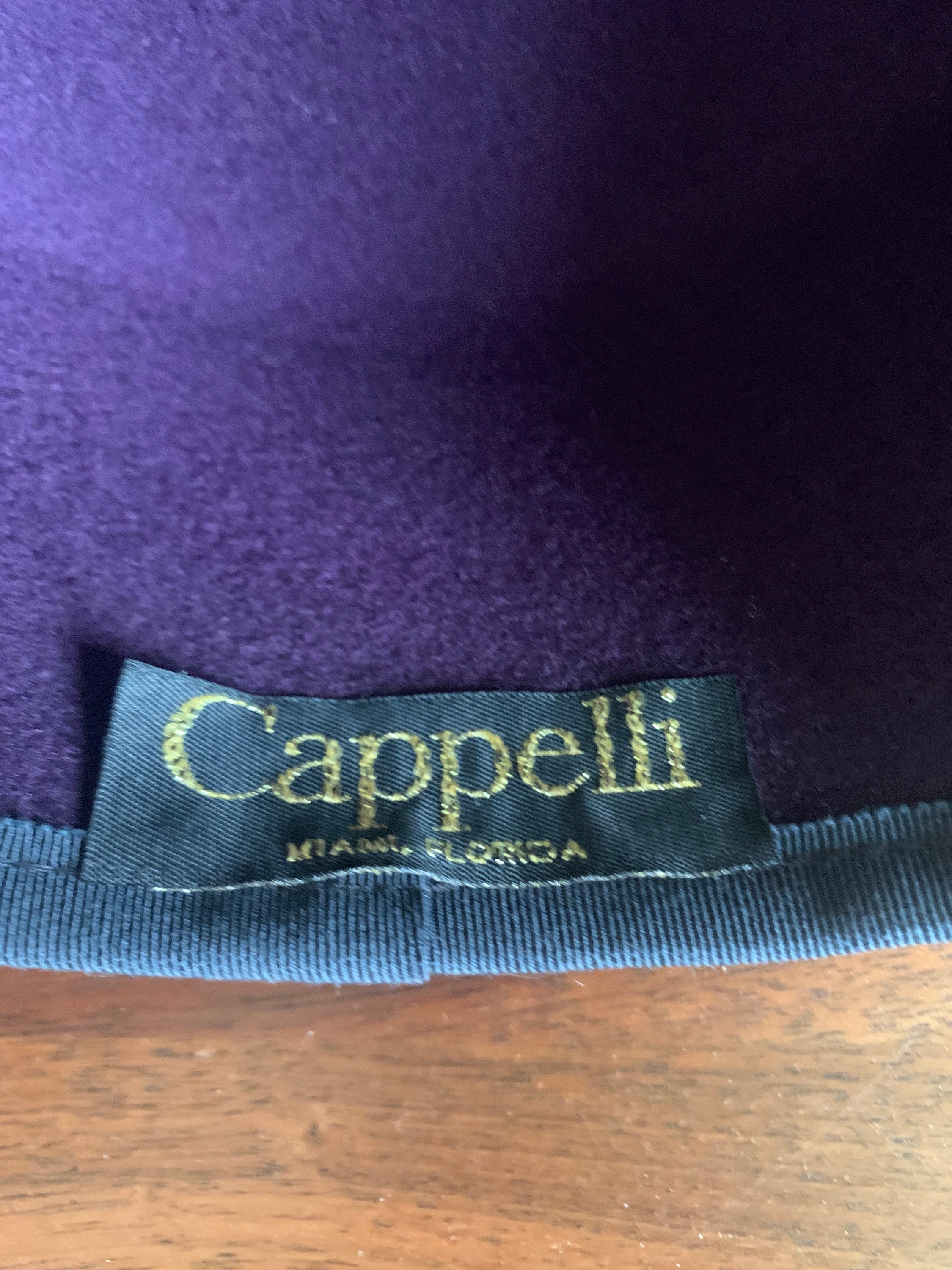 60er Vintage Pillbox Hut Lila Filz Feder Fascinator - Etsy.de