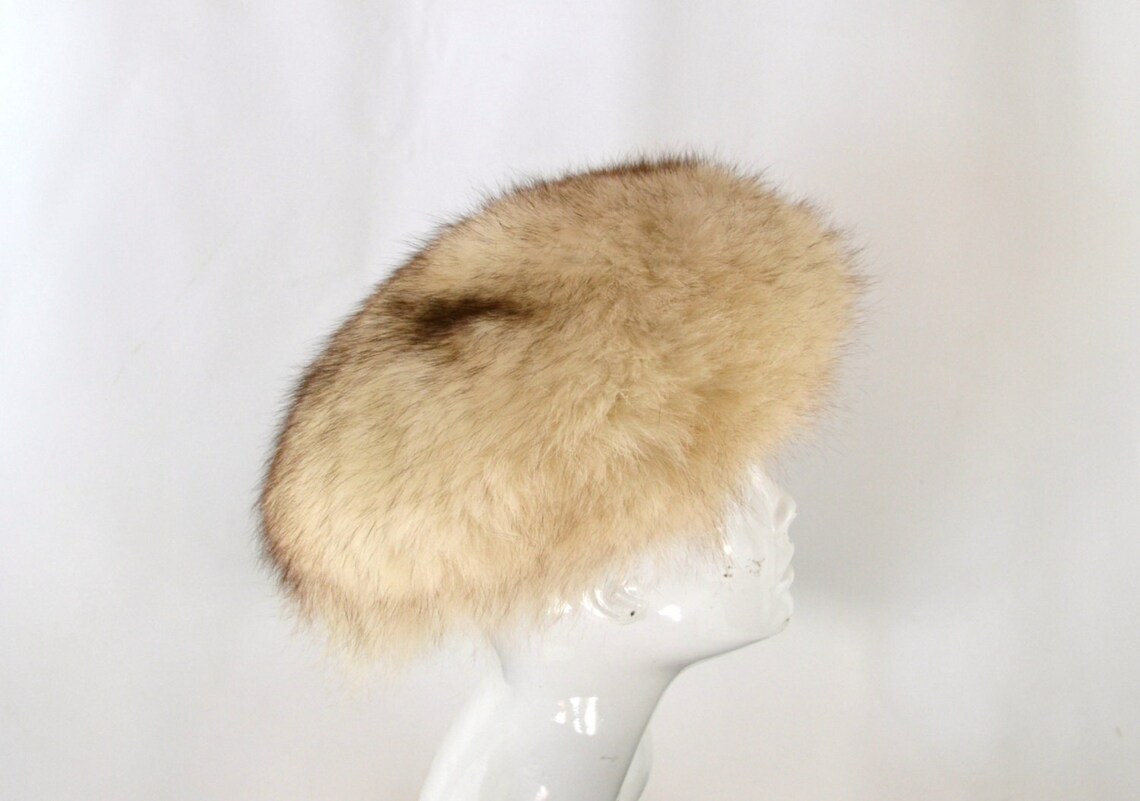 Vintage White Snow Arctic Fox Real Fur Winter Hat by Lowenthal's - Etsy