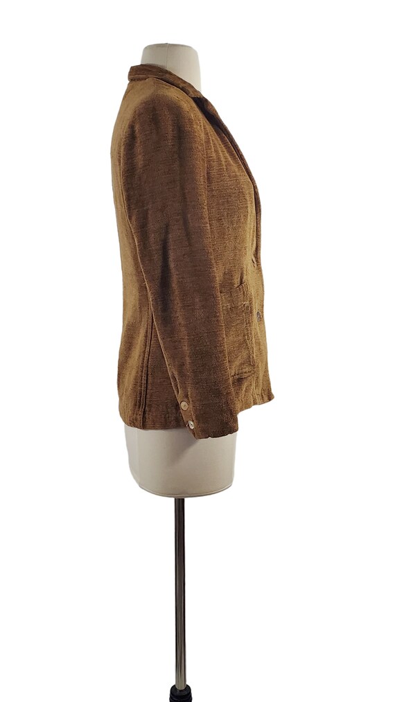 1970s/1980s Tan Brown Blazer by Barbara Colvin & Co - Gem