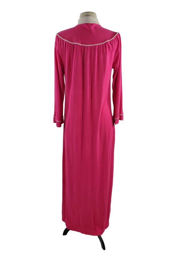 1980s Pink Velour House Coat/Robe by Heathers Collect… - Gem