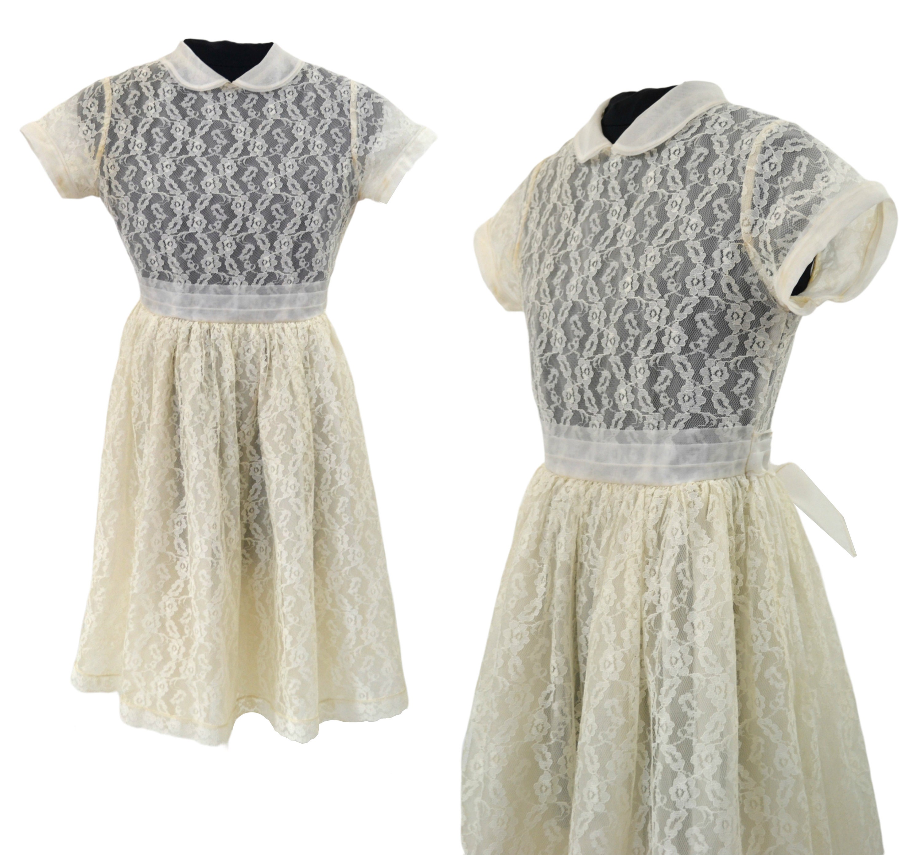 White Lace Confirmation Dresses