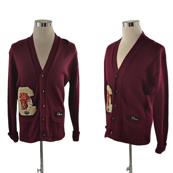 Maroon Sweater - Etsy