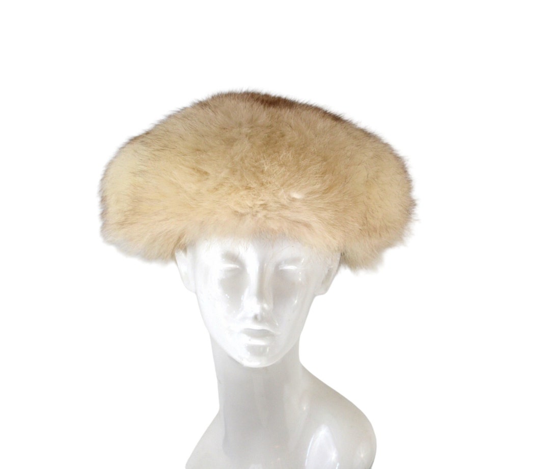 Vintage White Snow Arctic Fox Real Fur Winter Hat by Lowenthal's - Etsy