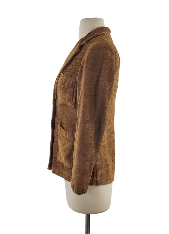 1970s/1980s Tan Brown Blazer by Barbara Colvin & Co - Gem