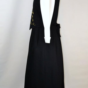 1980s Black and White Layered One Piece Dress by Allison Che, White ...