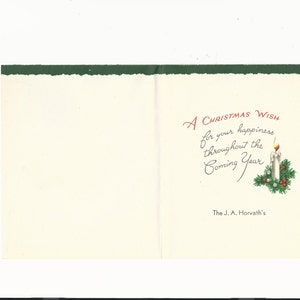 Vintage Christmas/holiday Candlelight Cards, Set of 3 - Etsy