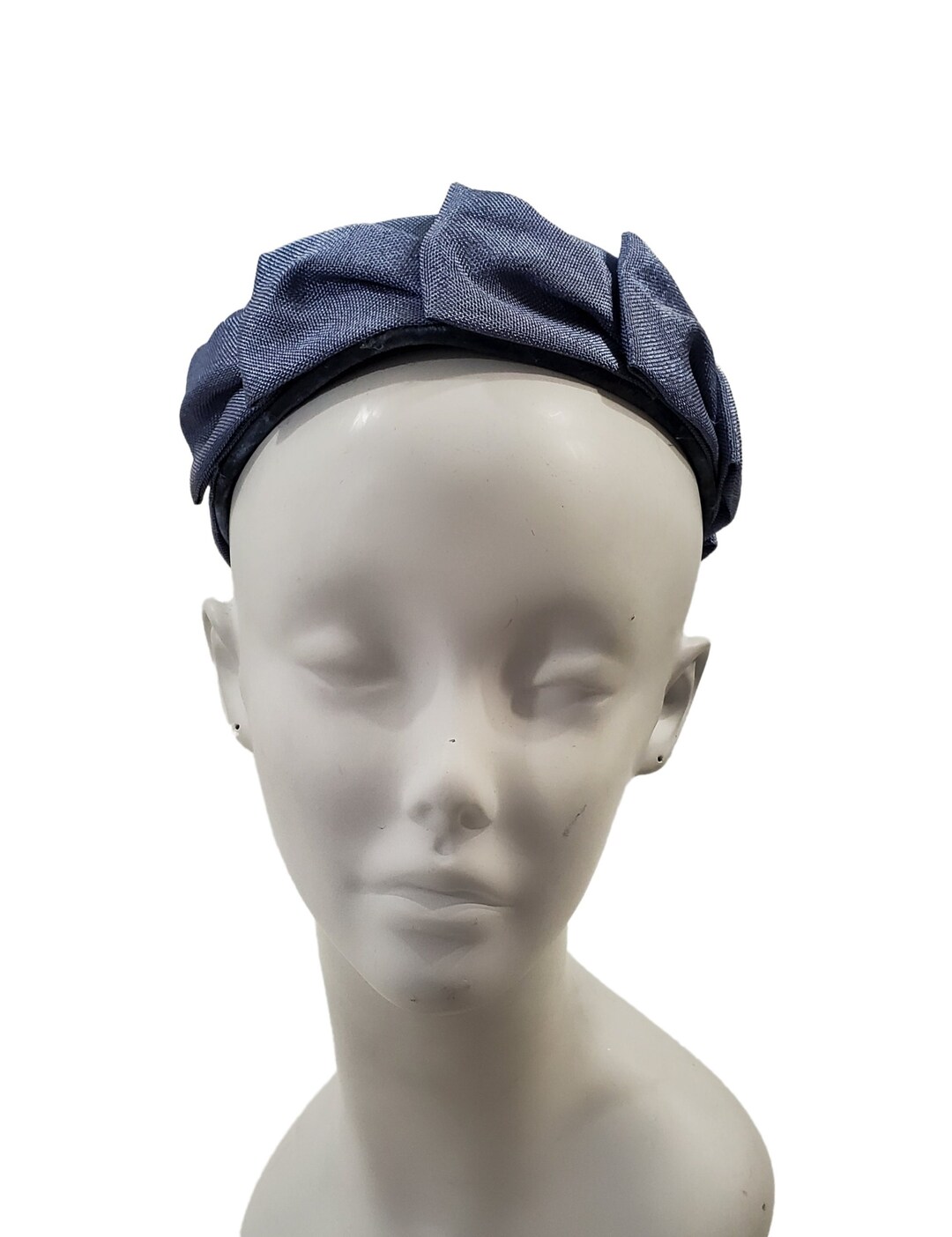 1960s/1970s Periwinkle Blue Pillbox Hat - Etsy