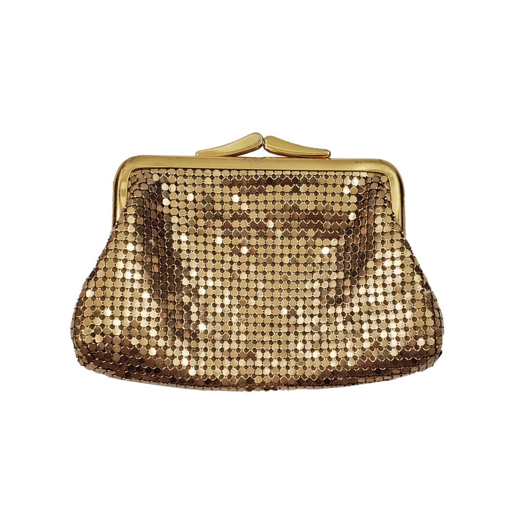 1950s Whiting and Davis Gold Mesh Coin Purse - Etsy