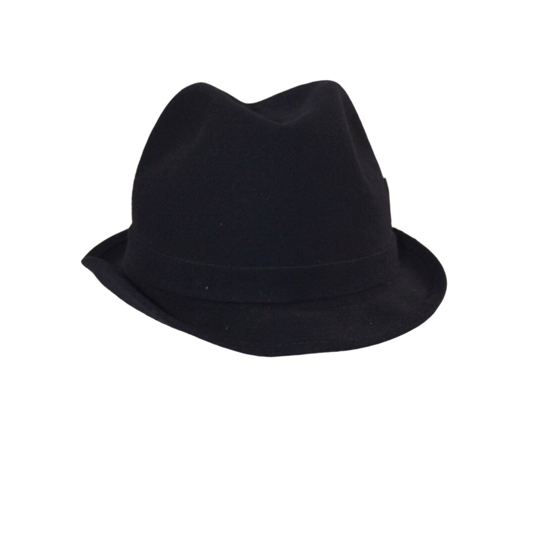 Vintage Dark Blue Fedora, Sears Deluxe Quality, Size 6 3/4 - Etsy