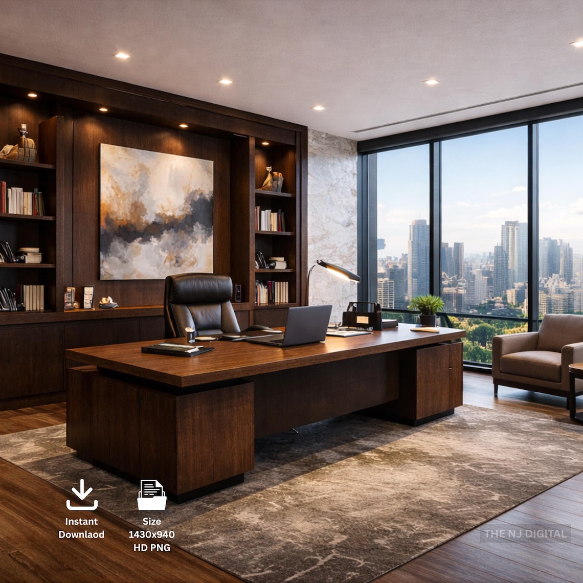 Executive Office Print – Modern Meeting Room Interior (digital Download ...