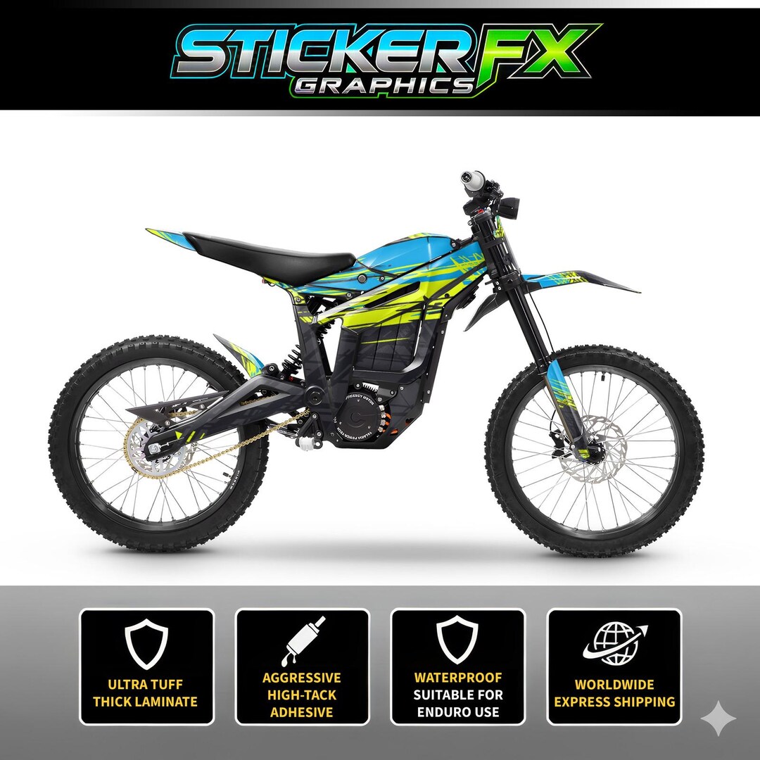 Talaria Sting Sticker Kit, Graphics Kit, Decal Kit, Wrap, Talaria Mx3 ...