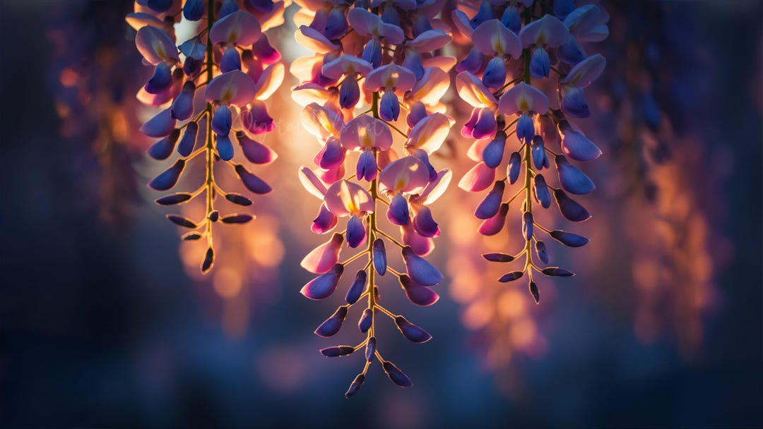 Wisteria - Instant Digital Download, Printing, Art Projects, Wallpaper ...