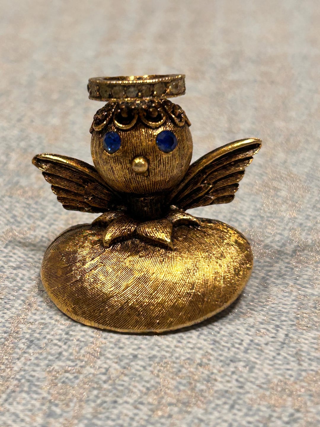 Vintage Tortolani Angel Brooch - Etsy