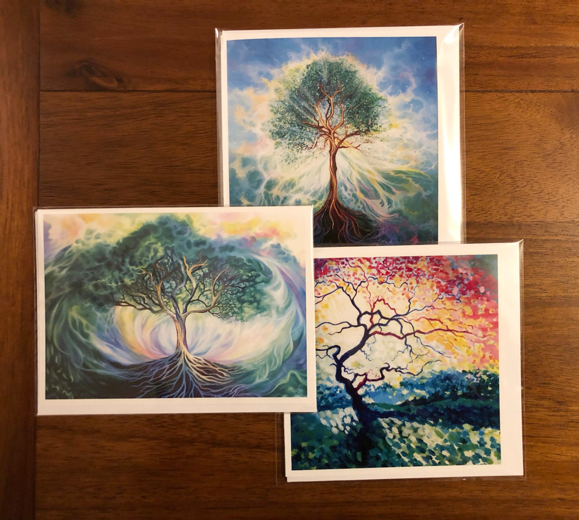 Glorious Trees Greeting Card Set Tree of Life Art - Etsy UK