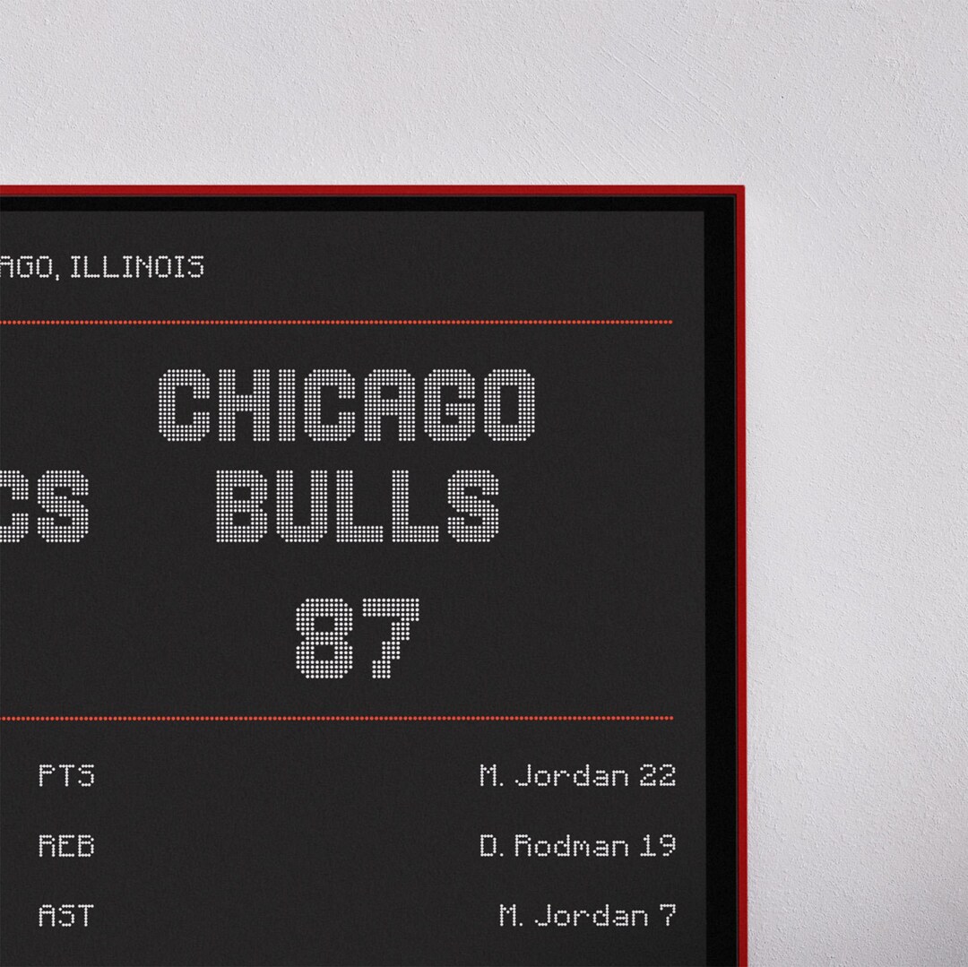 Chicago Bulls NBA Title Poster - Basketball Finals Print – Printable ...