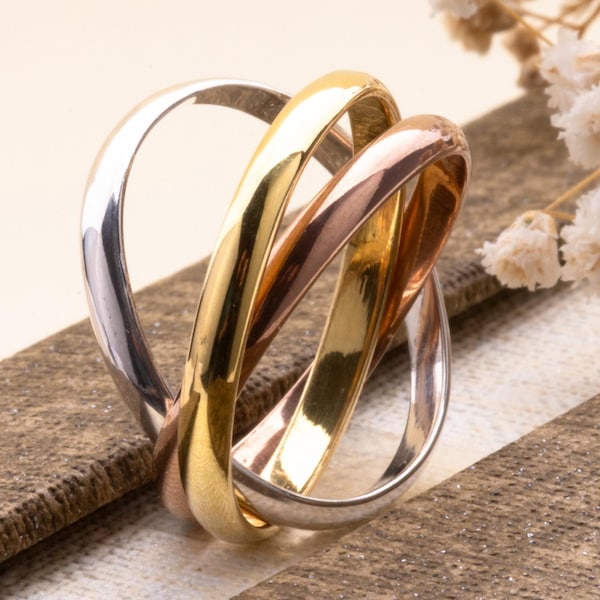 2 Colour Fidget Ring - Etsy UK