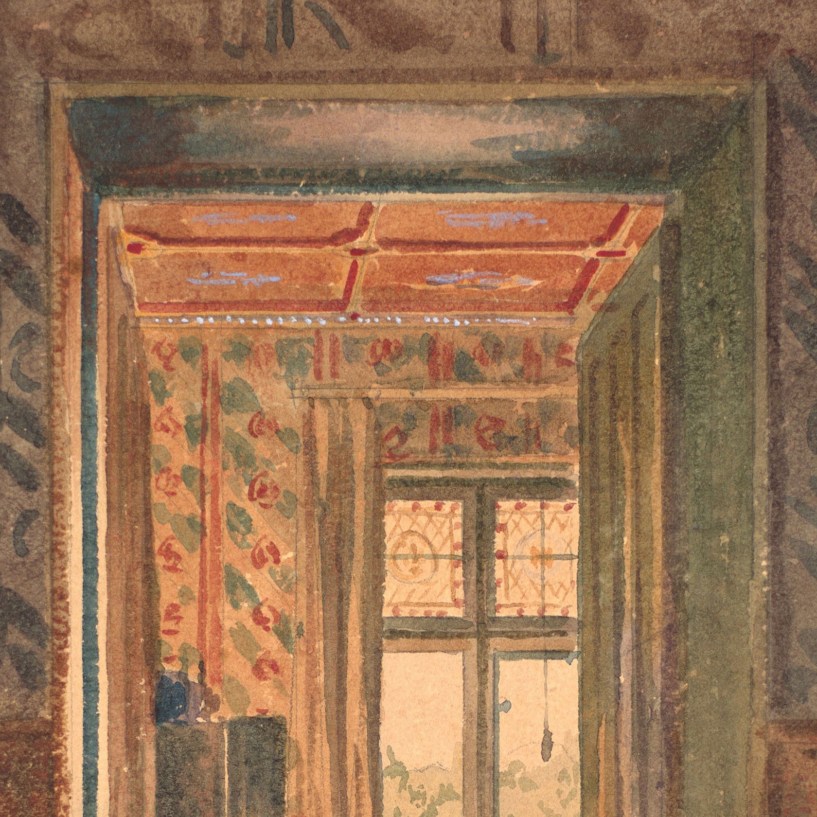 The Entrance Hall Vintage Artwork Digital Download Printable - Etsy