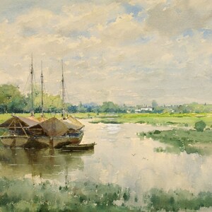 Printable Bayou Landscape Art Printable, Southern Oil Painting Digital ...