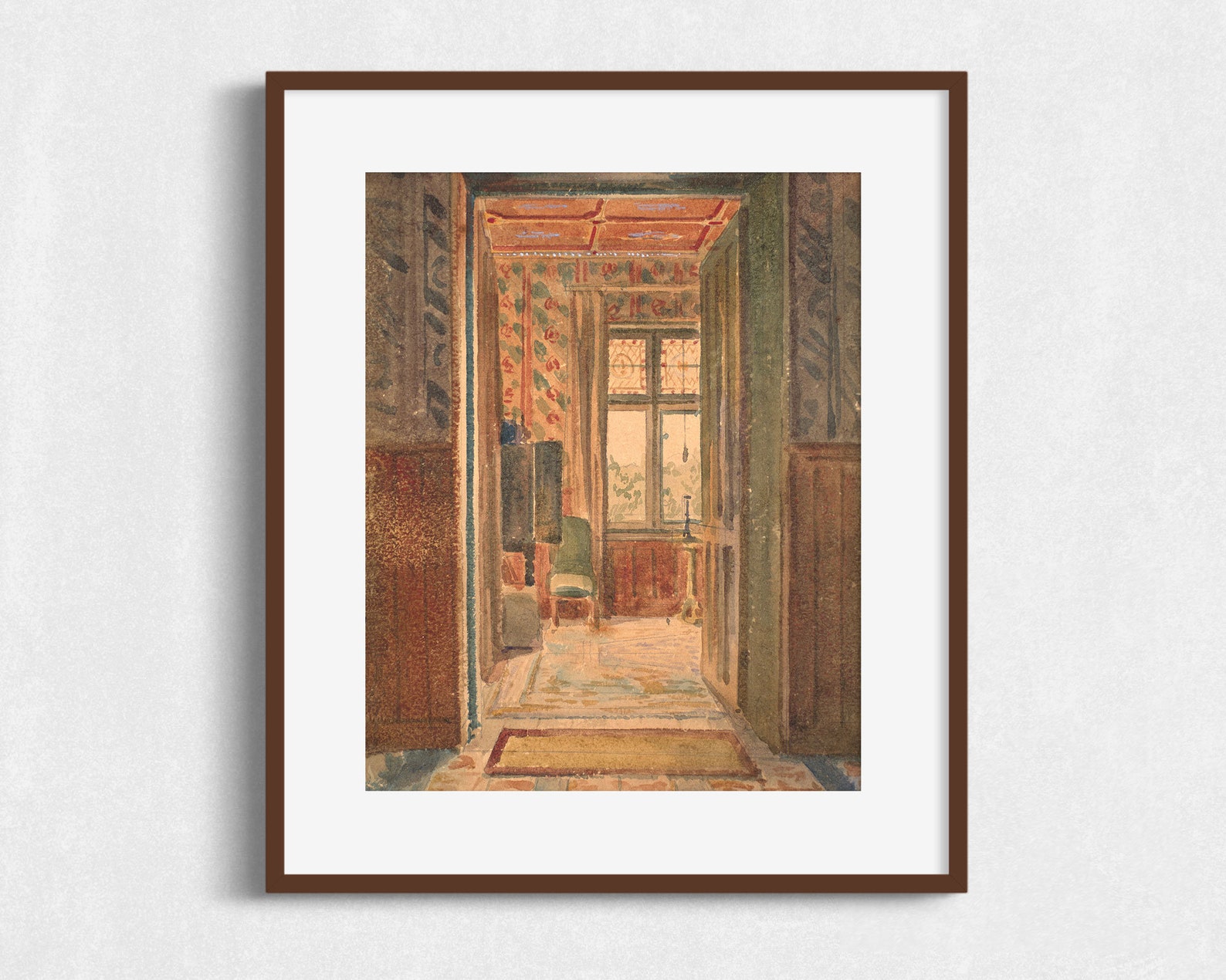 The Entrance Hall Vintage Artwork Digital Download Printable - Etsy