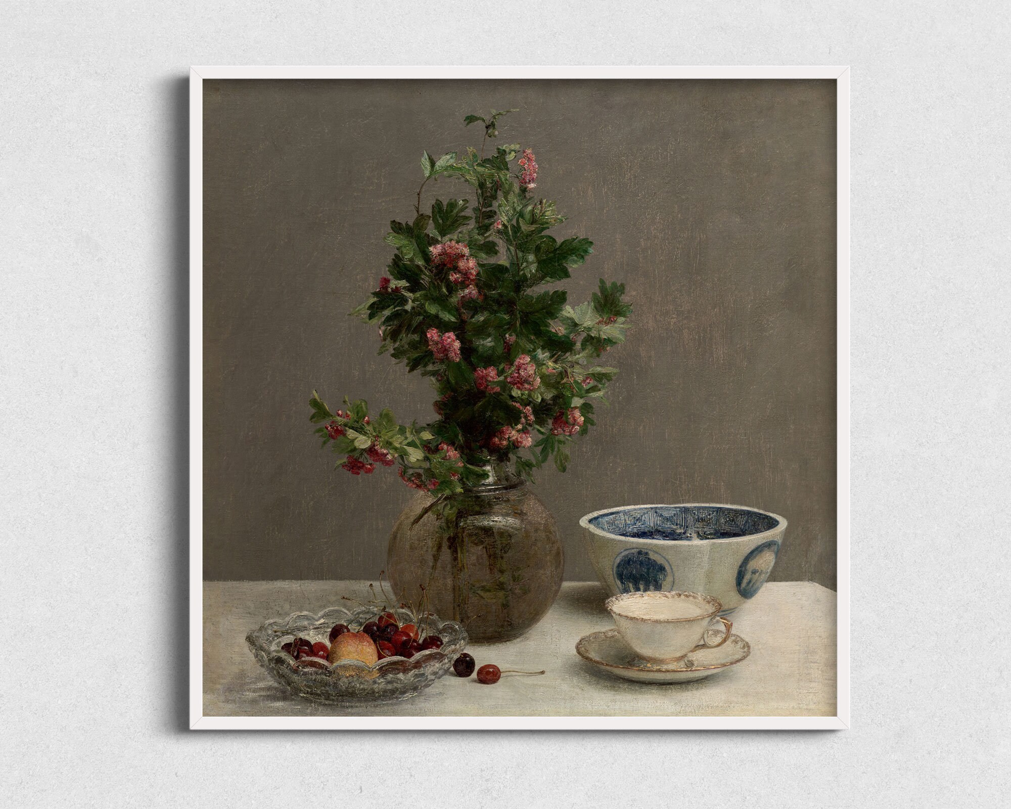 Square Still Life Art Print Printable Still Life With | Etsy