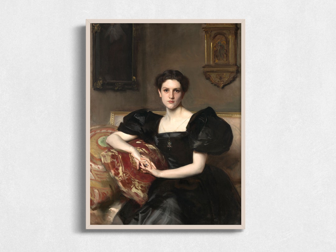 Vintage Portrait of Woman, Image for Download, Downloadable Portrait ...