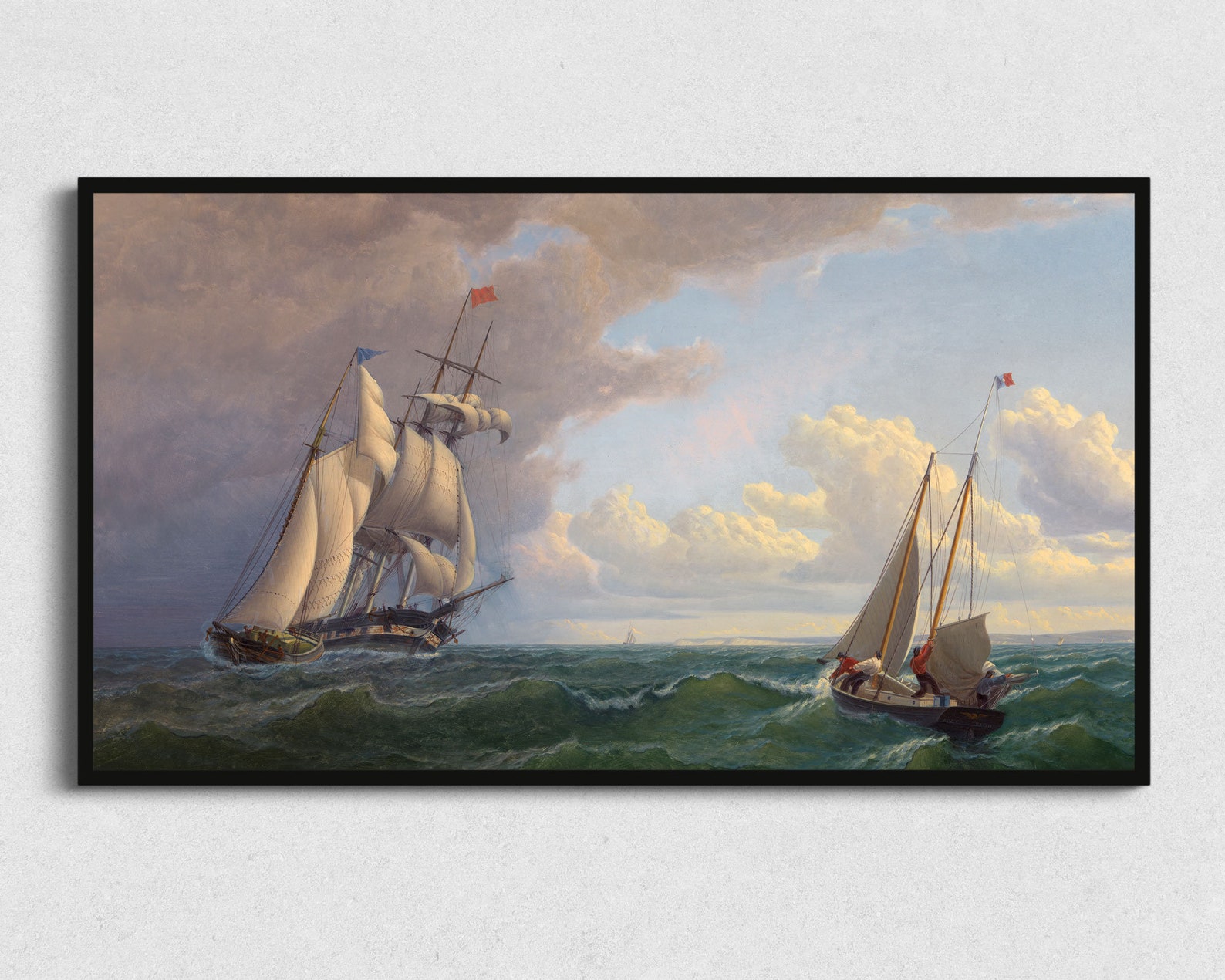 Samsung Frame TV Art Ships Digital Vintage Ship Sailing - Etsy