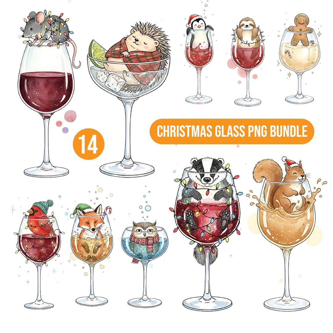 Funny Wine Christmas Svg: Christmas Cocktail Festive Drink, Drinking ...