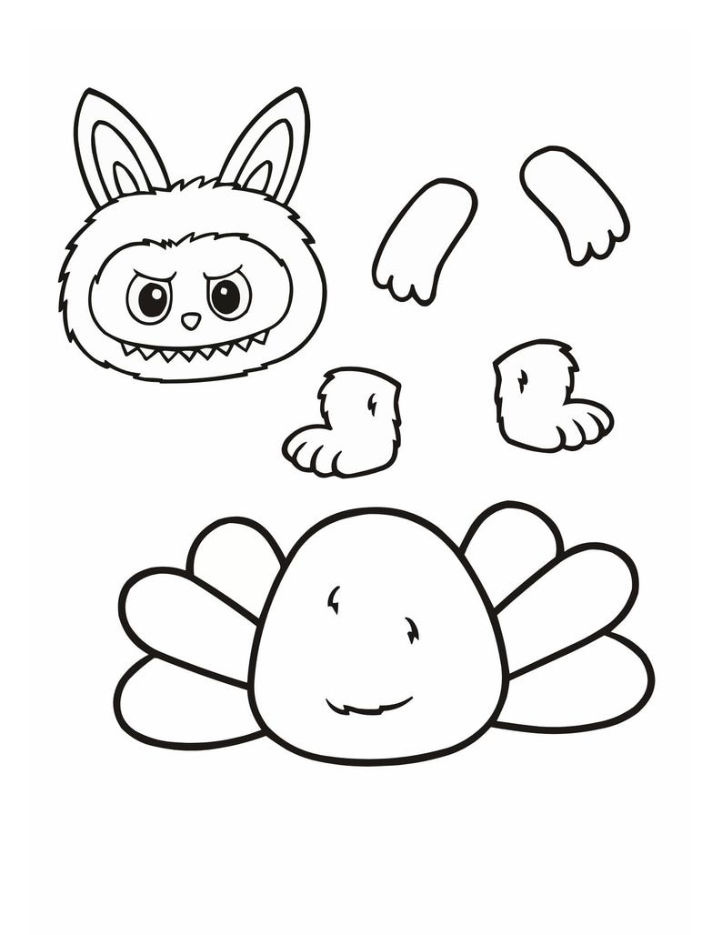 Printable Turkey Disguise Craft Kit, Monster Costume (PDF Pattern) - Etsy