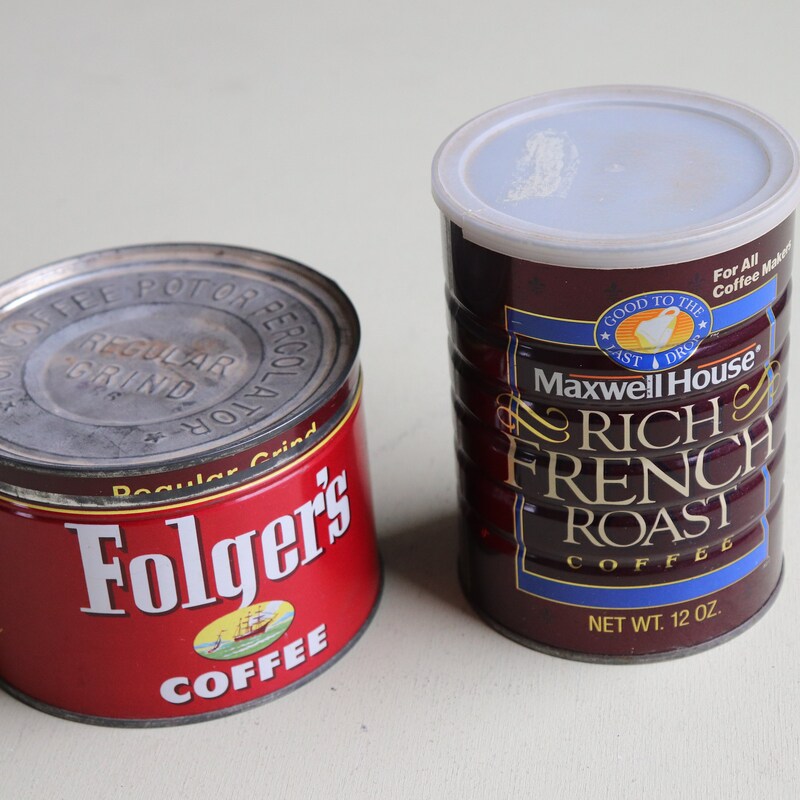 Vintage Coffee Cans - Etsy