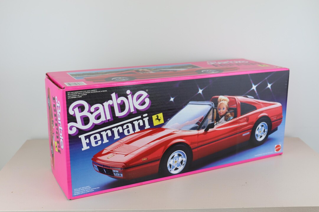 Vintage 1987 Barbie Red Ferrari Never Opened Box - Etsy