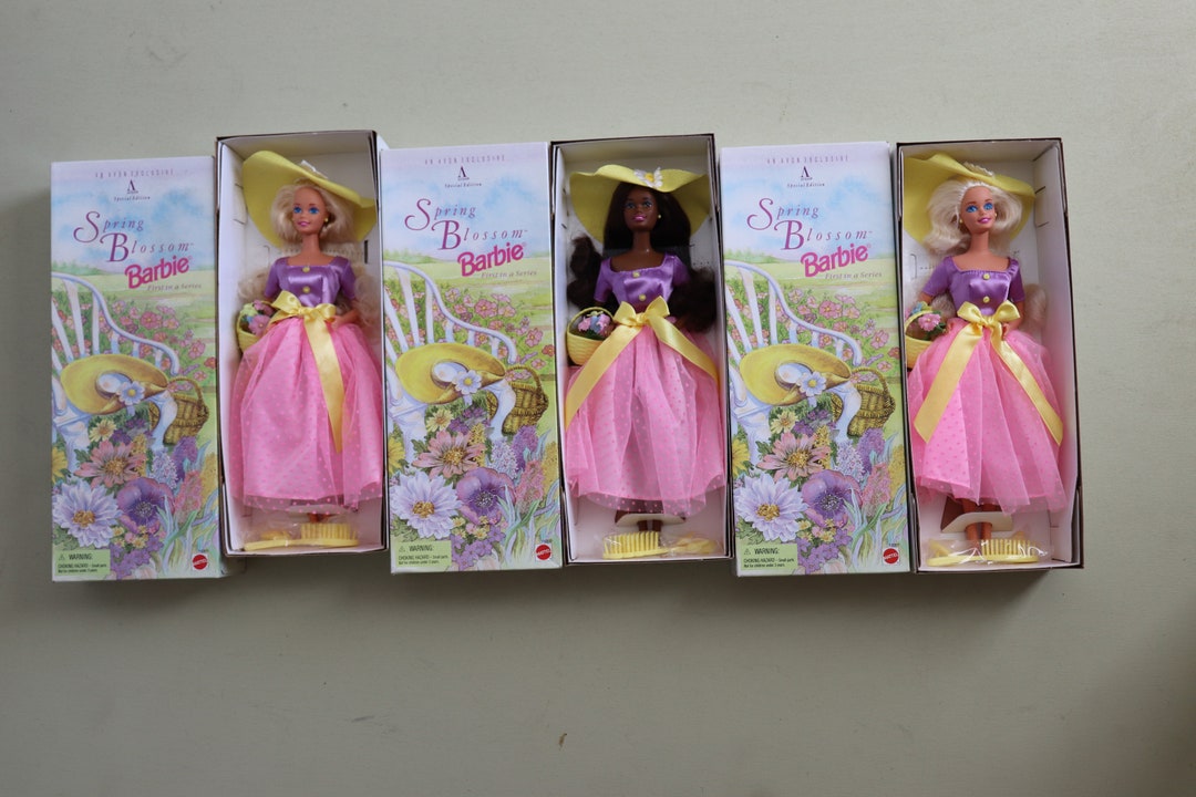 SALE Vintage 1995 Spring Blossom Barbie Doll 3 Available - Etsy