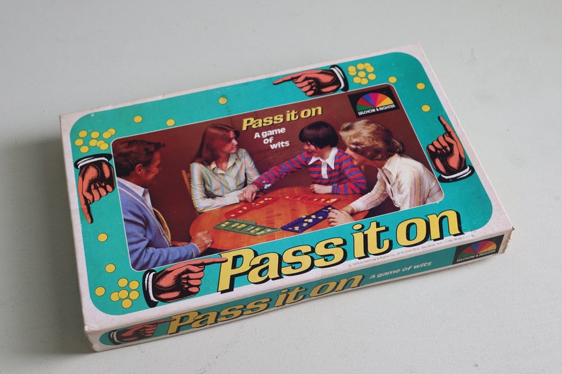 Vintage 1978 Pass It on Game Ages 8 to Adult Game for 4 - Etsy