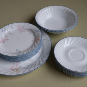 Pick the Set You Want: Vintage Corelle Pink Trio Swirl Set OR Corelle ...