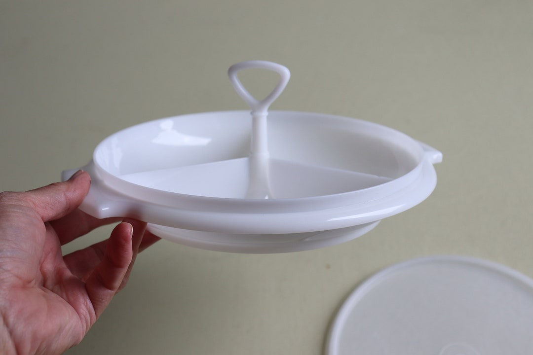 Vintage No. 608 Suzette 3 Compartment Condiment Keeper With Lid and ...