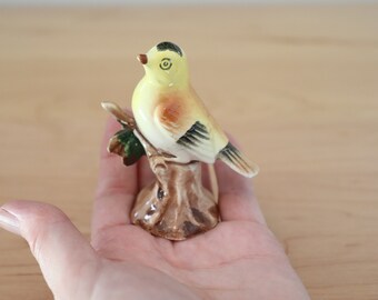 Yellow Bird Figurine - Etsy