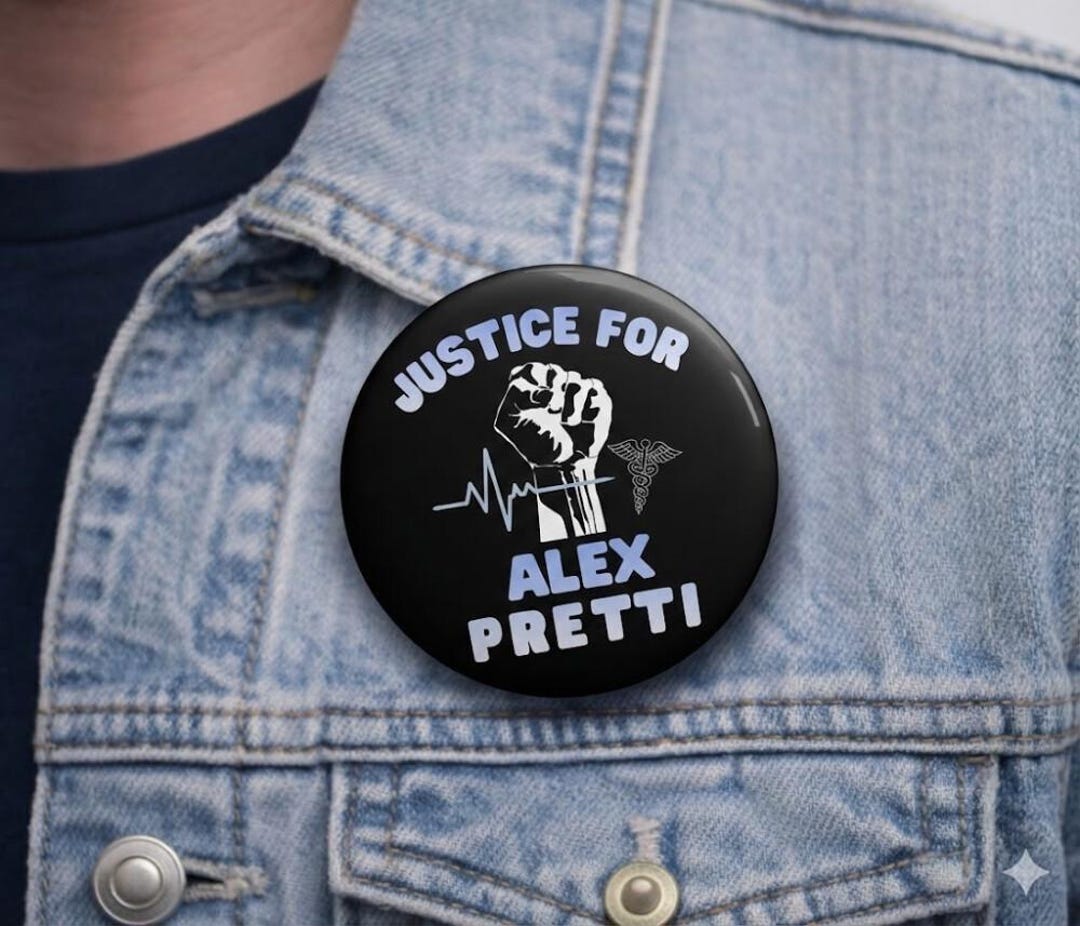 Be Pretti Good Pin, Justice for Alex Pretti Pin Button, Activism ...