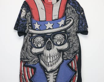 Uncle sam skeleton | Etsy