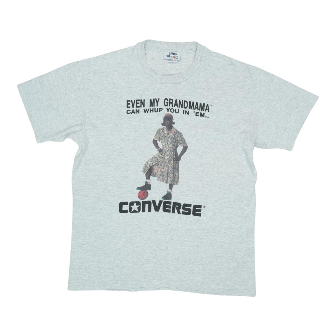 Vintage 1990s Larry Johnson Grand Mama Converse Shirt - Etsy