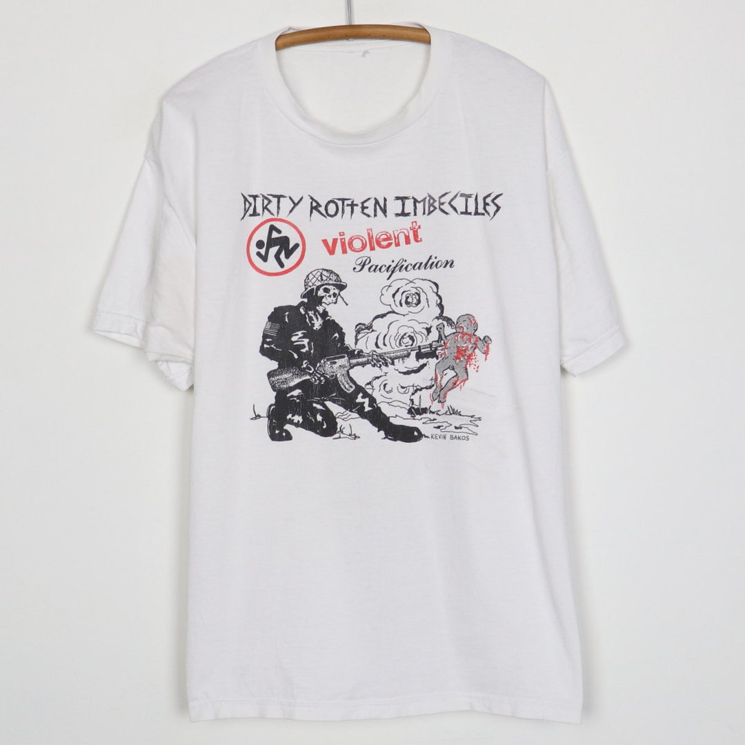 Vintage 1990s DRI Dirty Rotten Imbeciles Violent Pacification Shirt - Etsy