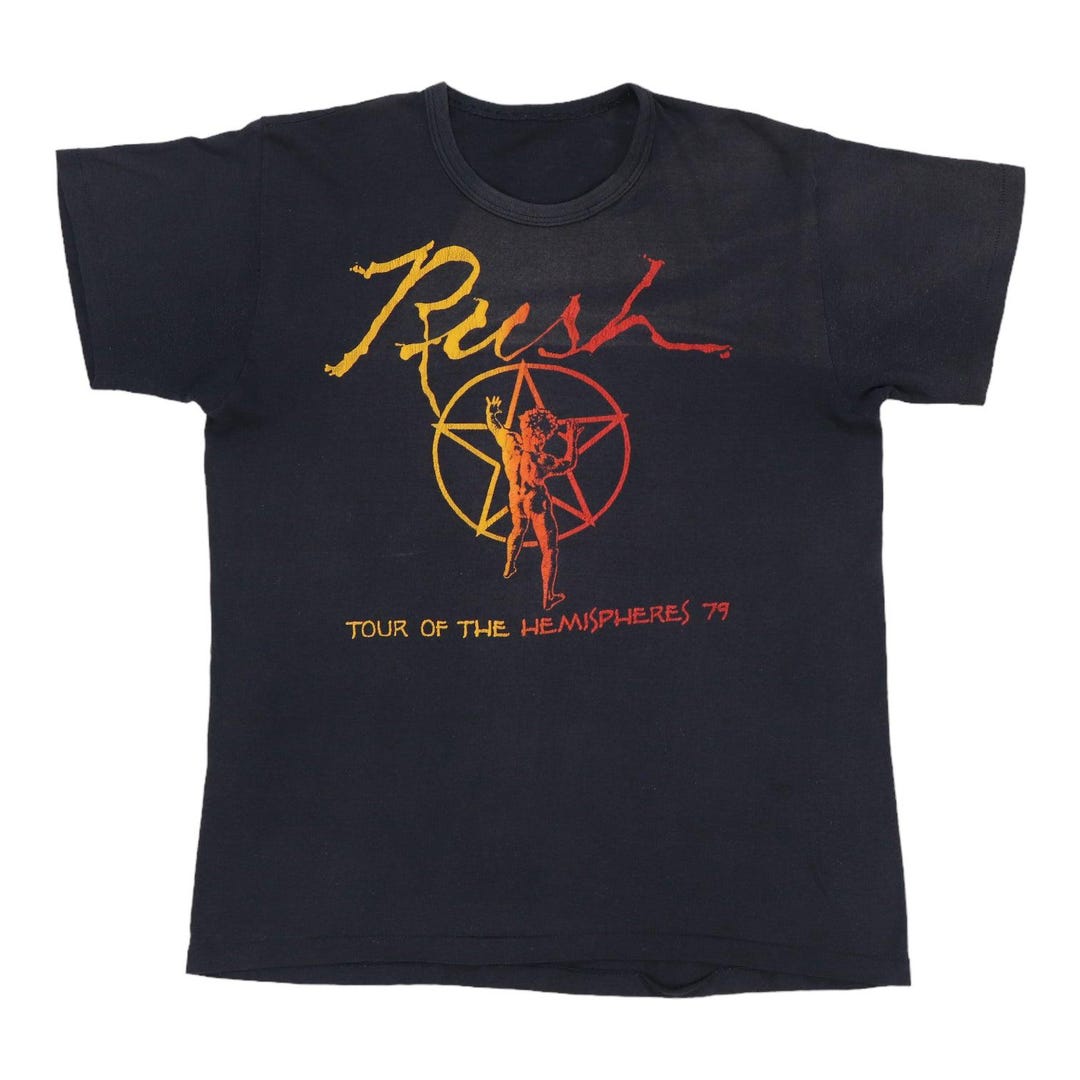 Vintage 1979 Rush Tour of the Hemispheres Shirt - Etsy