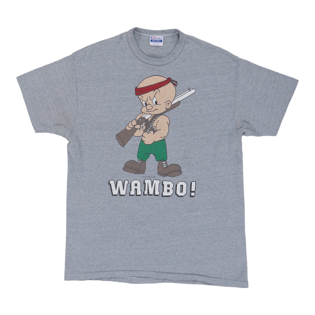Vintage 1985 Elmer Fudd Wambo Rambo Shirt - Etsy