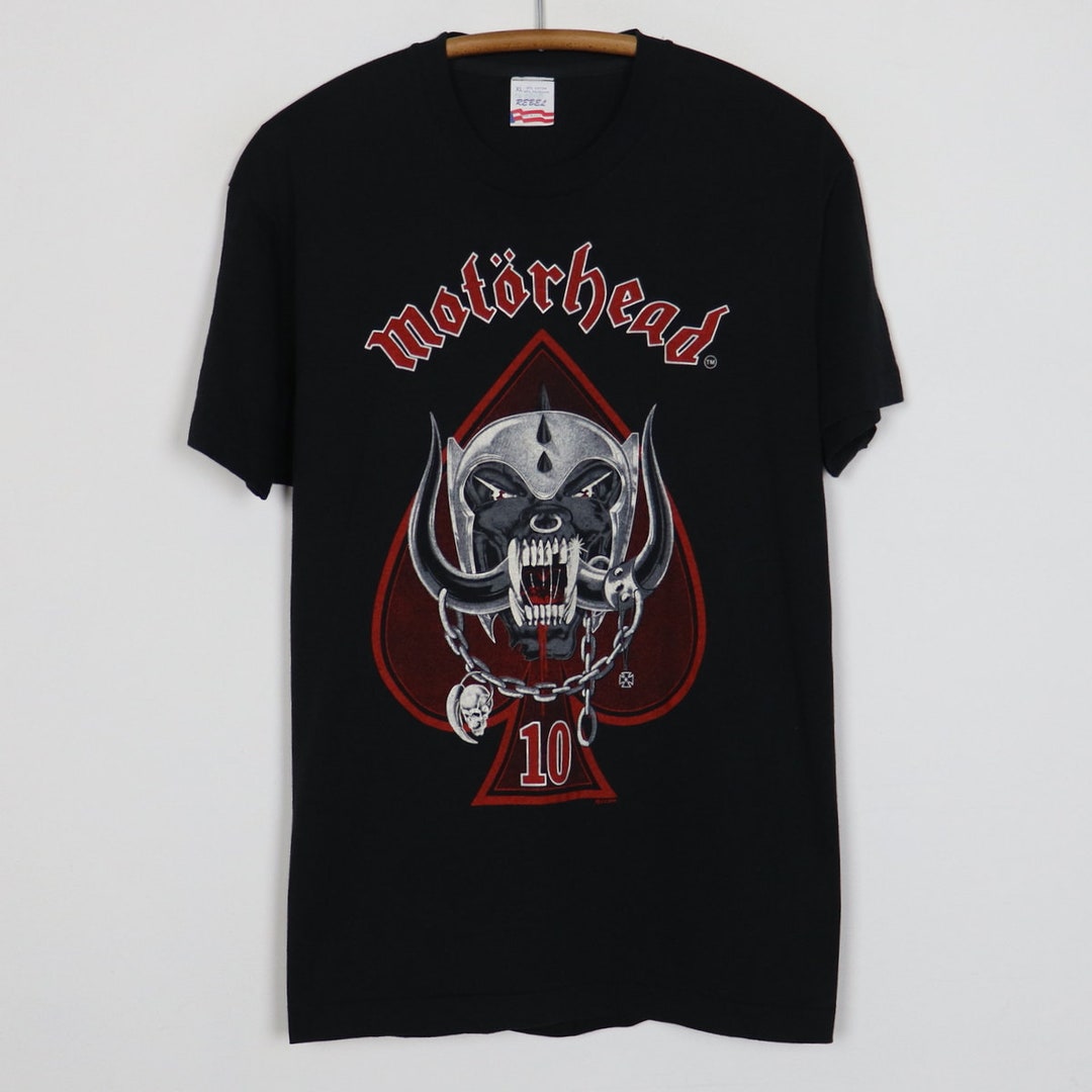 Vintage 1985 Motorhead 10th Anniversary World Tour Shirt - Etsy