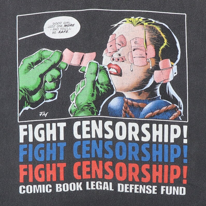 Vintage 1990s Fight Censorship Comic Book Legal Defense Fund - Etsy