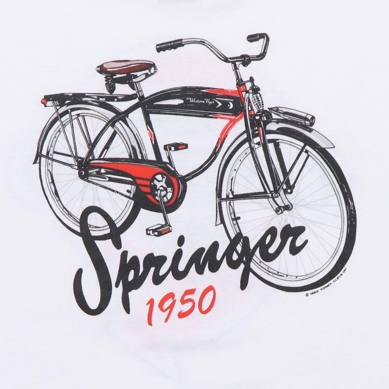 Vintage 1990 Western Flyer Springer Bicycle Shirt - Etsy